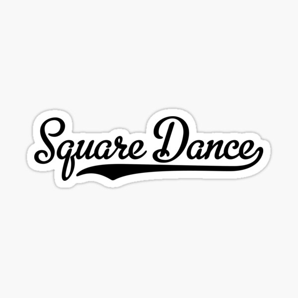 Sticker: Square Dance | Redbubble