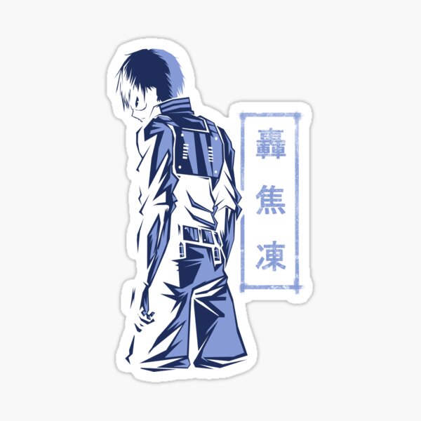 "TODOROKI" Sticker for Sale by ROssO-Uchiha | Redbubble