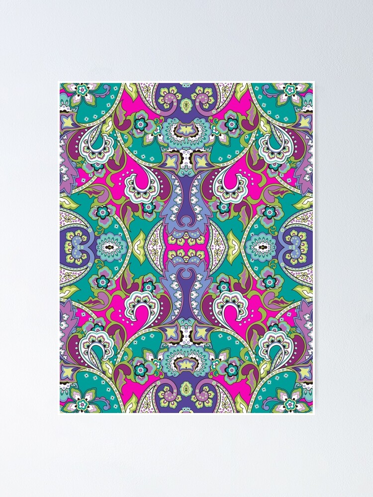 "Paisley Passion" Poster for Sale by matildaismagic | Redbubble