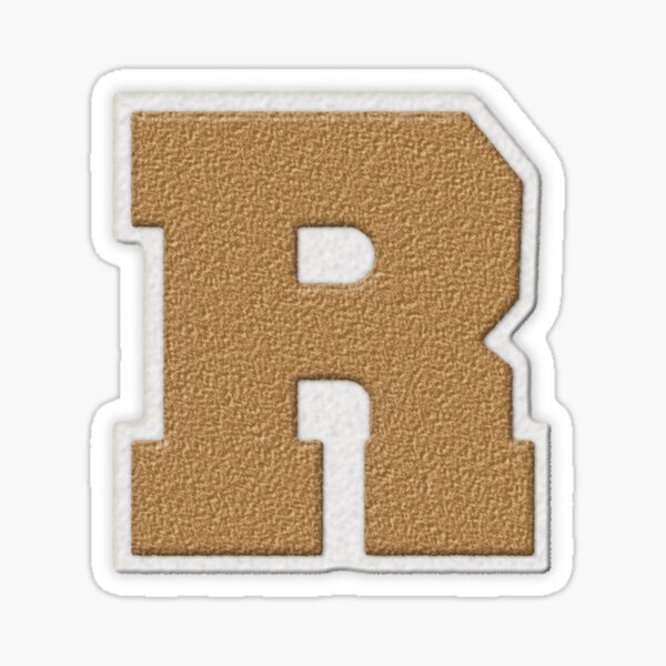 "Varsity Letter R" Sticker for Sale by snarkee | Redbubble