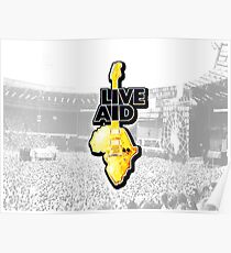 Live Aid Posters | Redbubble