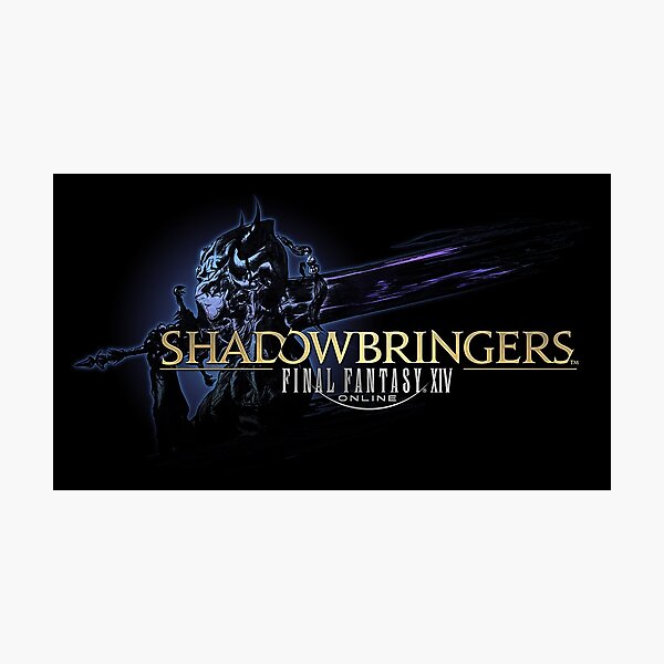 "Final Fantasy XIV: Shadowbringers Logo" Photographic Print by rhodry ...