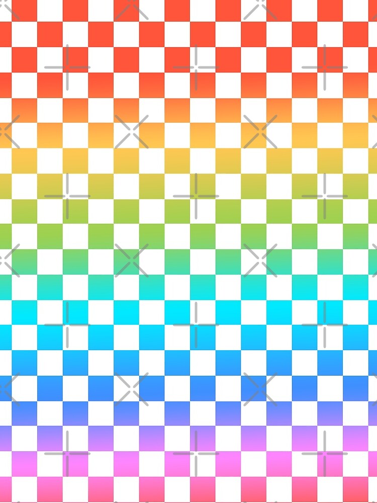 "Rainbow Checkerboard " Drawstring Bag for Sale by misimichu | Redbubble