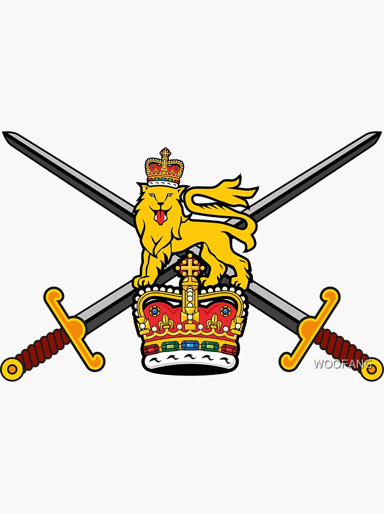 "BRITISH ARMY" Sticker for Sale by WOOFANG | Redbubble