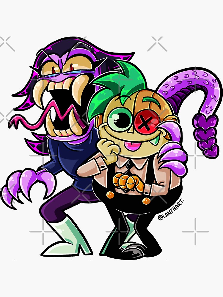 "Voxman [Boxman Crashes]" Sticker for Sale by Lanthart | Redbubble