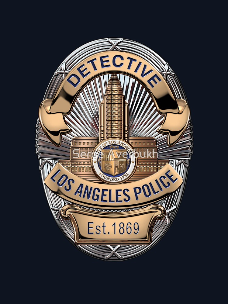 Lapd Detective Badge Los Angeles Police Chest Patches – Uniform