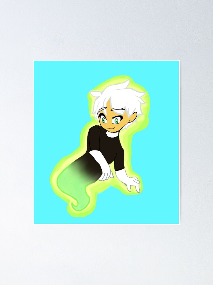 "Danny Phantom Chibi-Blue" Poster for Sale by RenaWolf | Redbubble