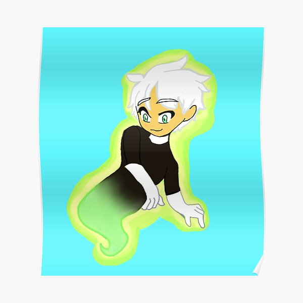 "Danny Phantom Chibi-Blue" Poster for Sale by RenaWolf | Redbubble