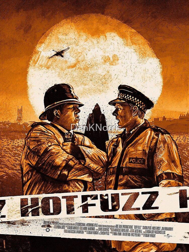 "Hot Fuzz (Orange)" Photographic Print by DanKNorris | Redbubble