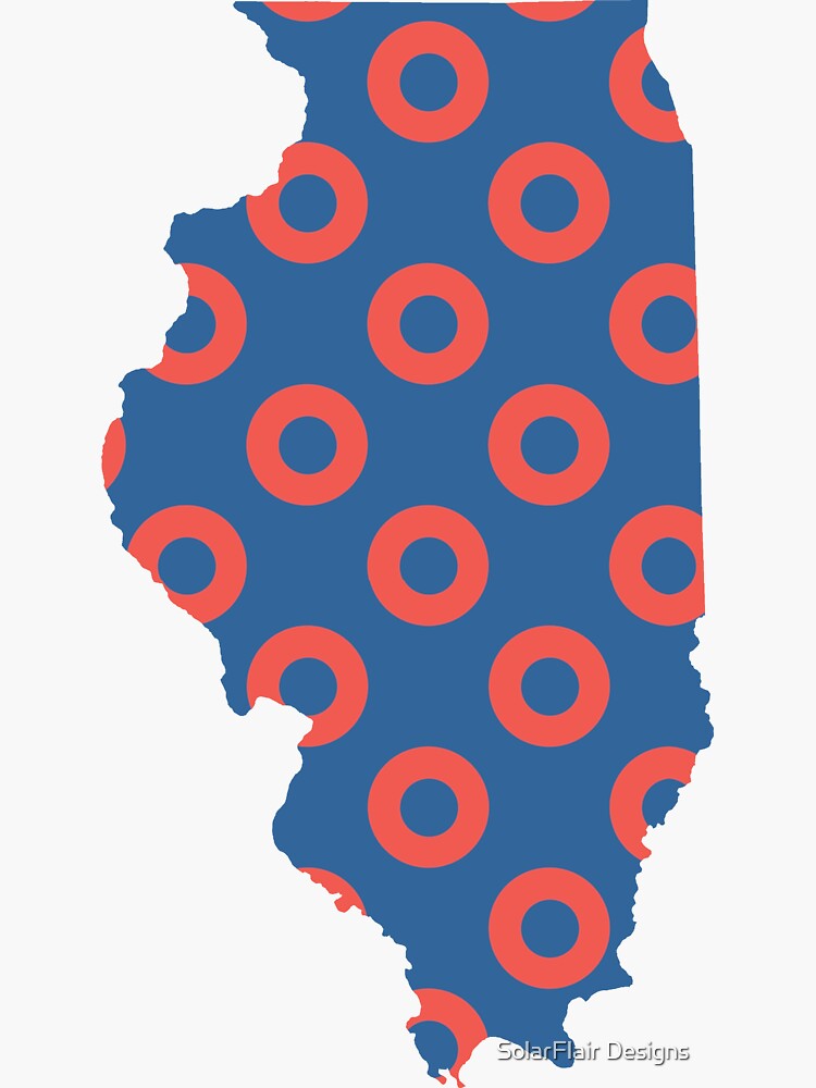 "Phish Fishman Donut Illinois Phan Apparel and Accessories" Sticker for ...