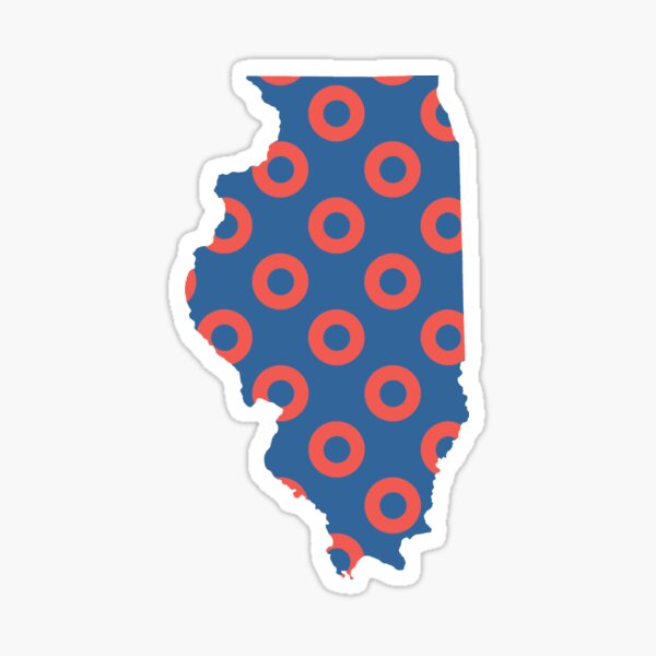 "Phish Fishman Donut Illinois Phan Apparel and Accessories" Sticker for ...