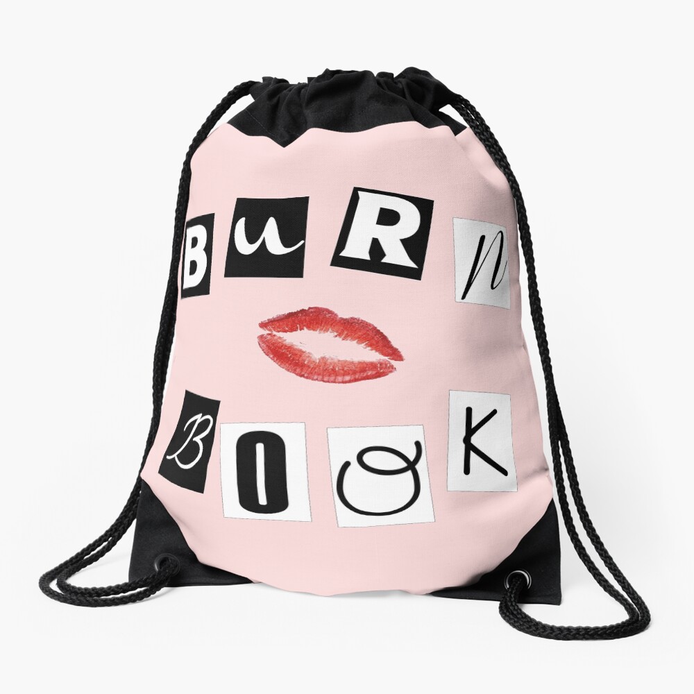 "Mean Girls - Burn Book" Drawstring Bag for Sale by smurf93 | Redbubble