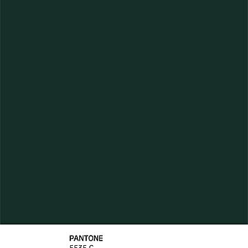 "PANTONE 5535c British Racing Green" Art Board Print for Sale by Liz ...