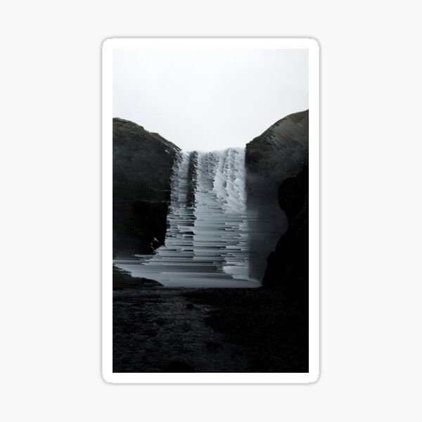 "Falling Ascent" Sticker for Sale by KnobbyNobbes | Redbubble