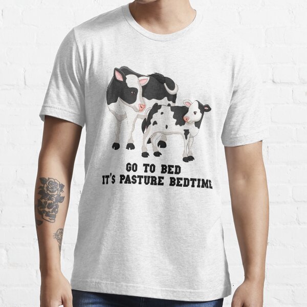 "Funny Cow - Funny Cow Shirt - Cute Cow - Go To Bed It’s Pasture ...