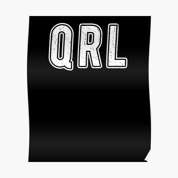 "QRL Q Code Ham Radio" Poster by hadicazvysavaca | Redbubble