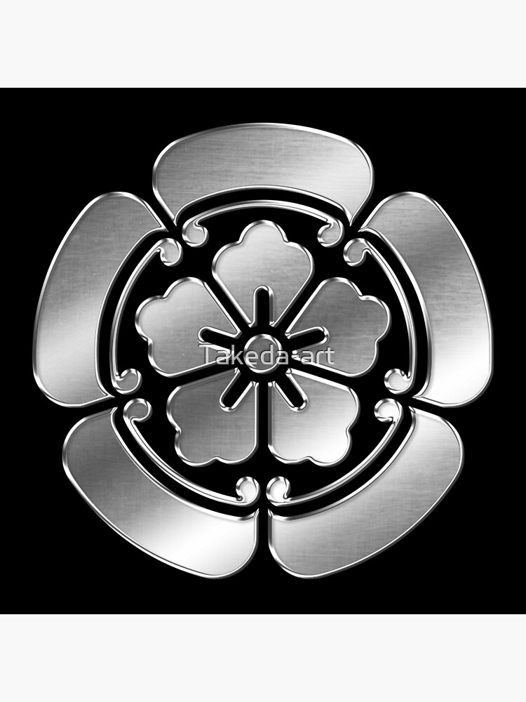 "Oda Clan Kamon Silver Chrome" Poster for Sale by Takeda-art | Redbubble