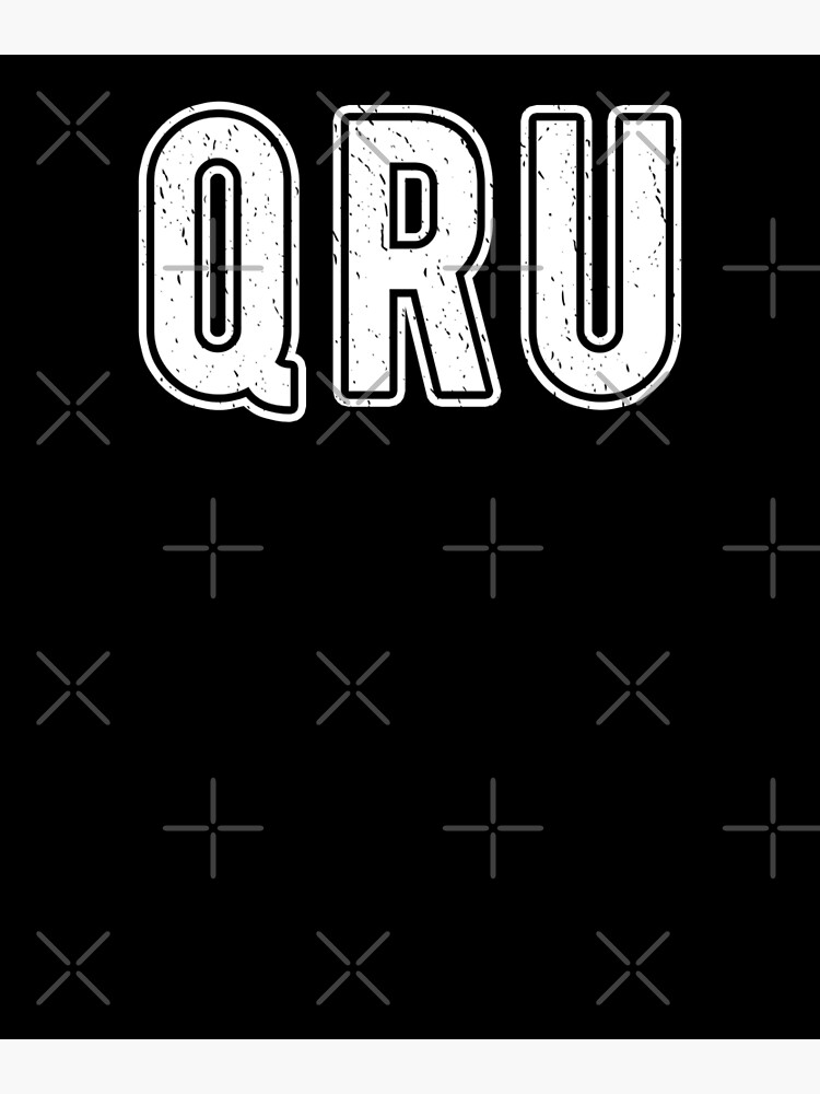 "QRU Q Code Ham Radio" Poster by hadicazvysavaca | Redbubble