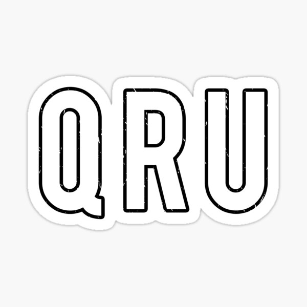 "QRU Q Code Ham Radio" Sticker for Sale by hadicazvysavaca | Redbubble