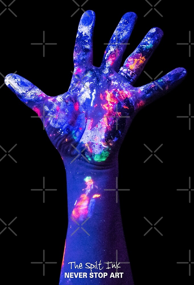 "The Spilt Ink - Never Stop Art" by thespiltink | Redbubble