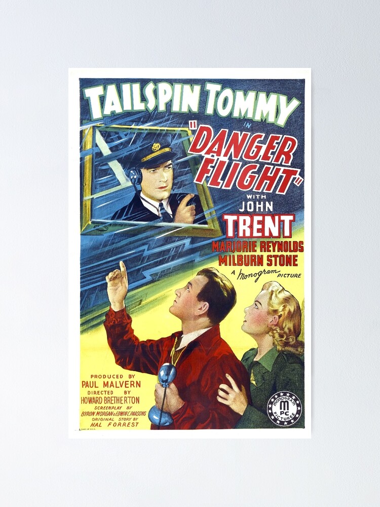 "Vintage Hollywood Nostalgia Tailspin Tommy Danger Flight Film Movie ...