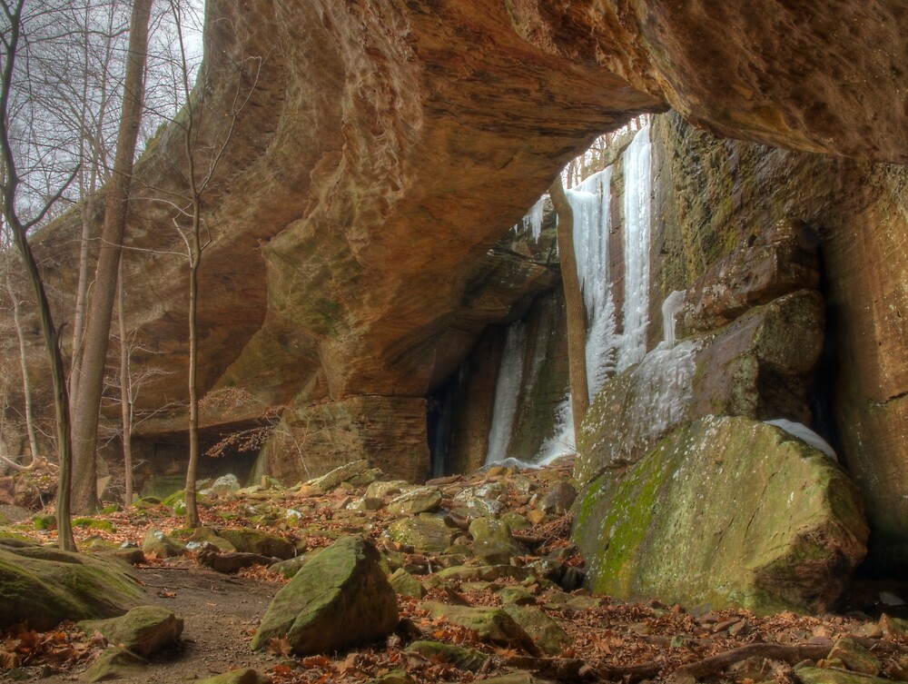 "Natural Bridge - Southern Illinois" by David Allen | Redbubble