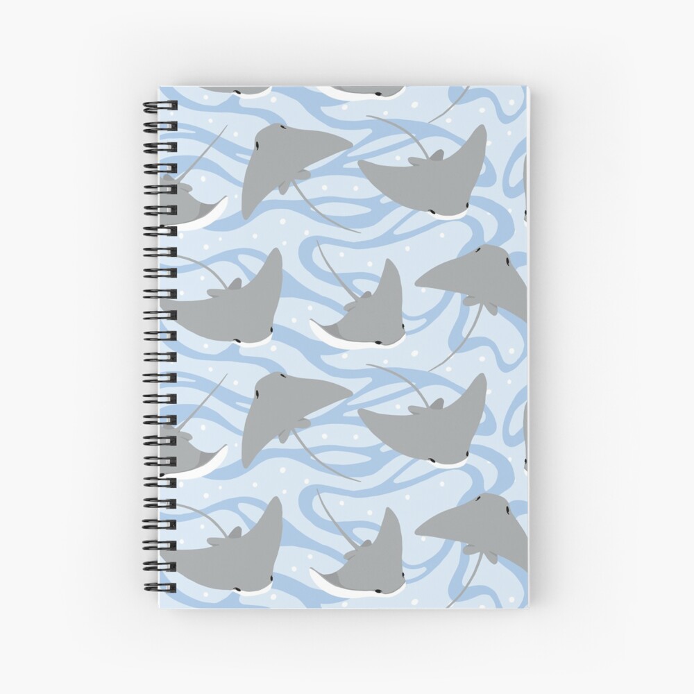"Stingrays - Cownose Ray - Sticker Pack" Spiral Notebook for Sale by ...