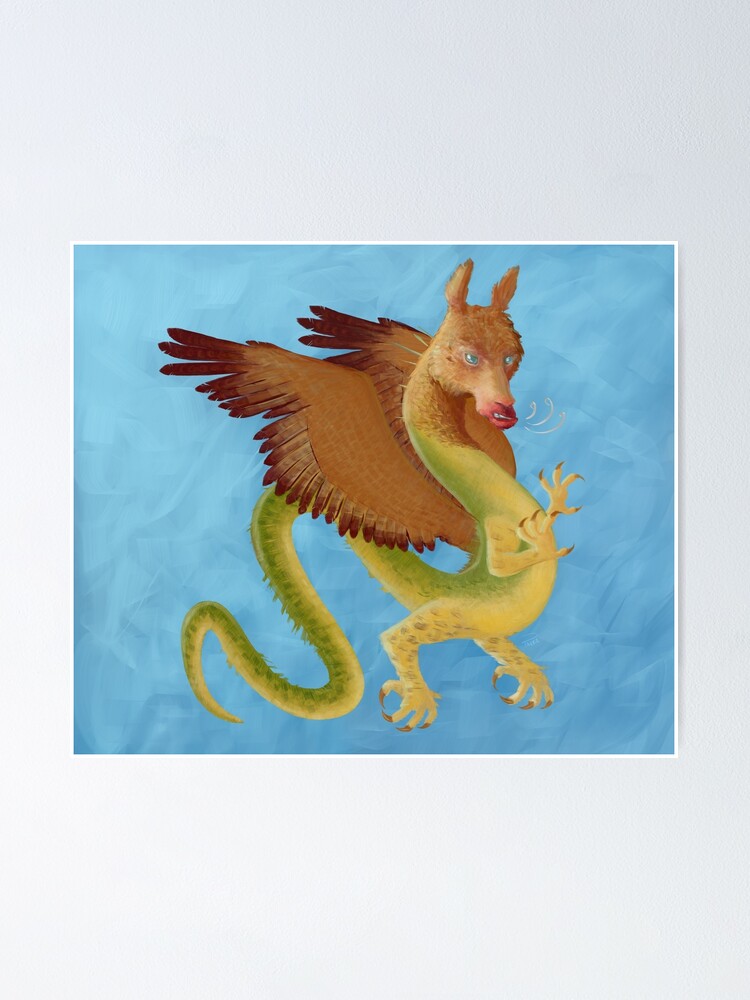 "Amaru, Andean dragon" Poster for Sale by pavka | Redbubble