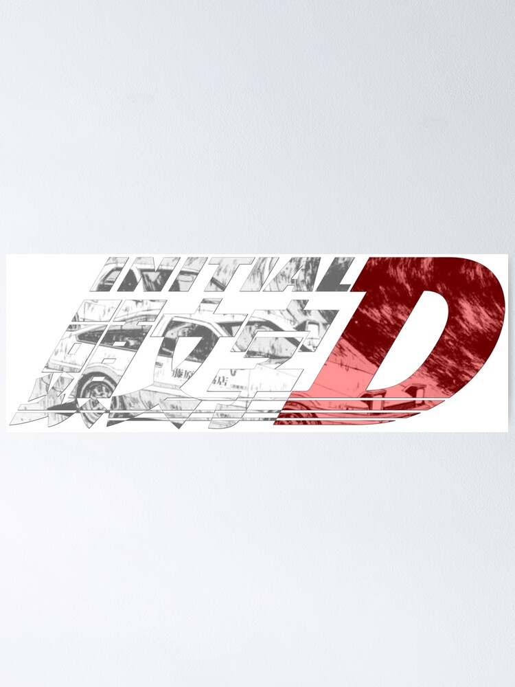 "Initial D - AE85 Final Stage" Poster by logotechdesign | Redbubble