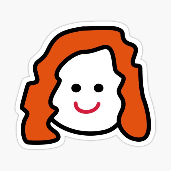 "girl" Sticker for Sale by Vectorqueen | Redbubble