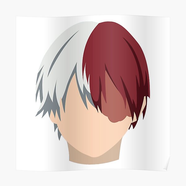 "Mein Hero Academia Todoroki-Symbol" Poster von KlalaKumbaya | Redbubble