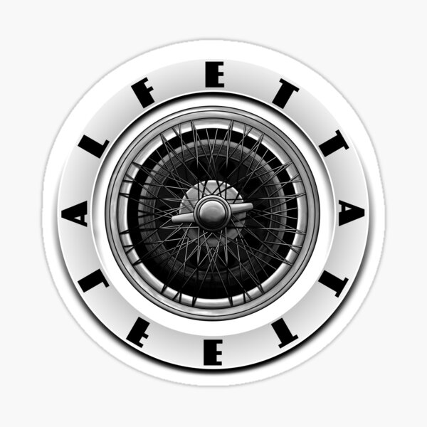 "Alfa Romeo Alfetta 159 Wheel Rim" Sticker for Sale by Azaziel | Redbubble