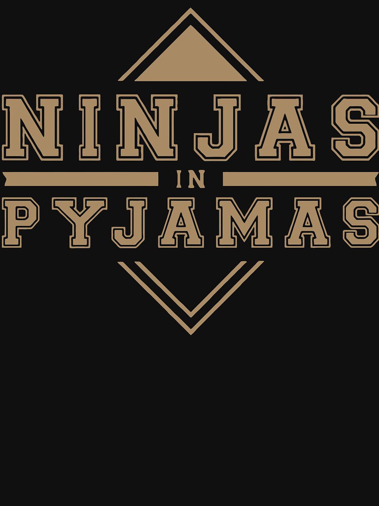 "ninjas in pyjamas" T-shirt for Sale by Harukita | Redbubble ...