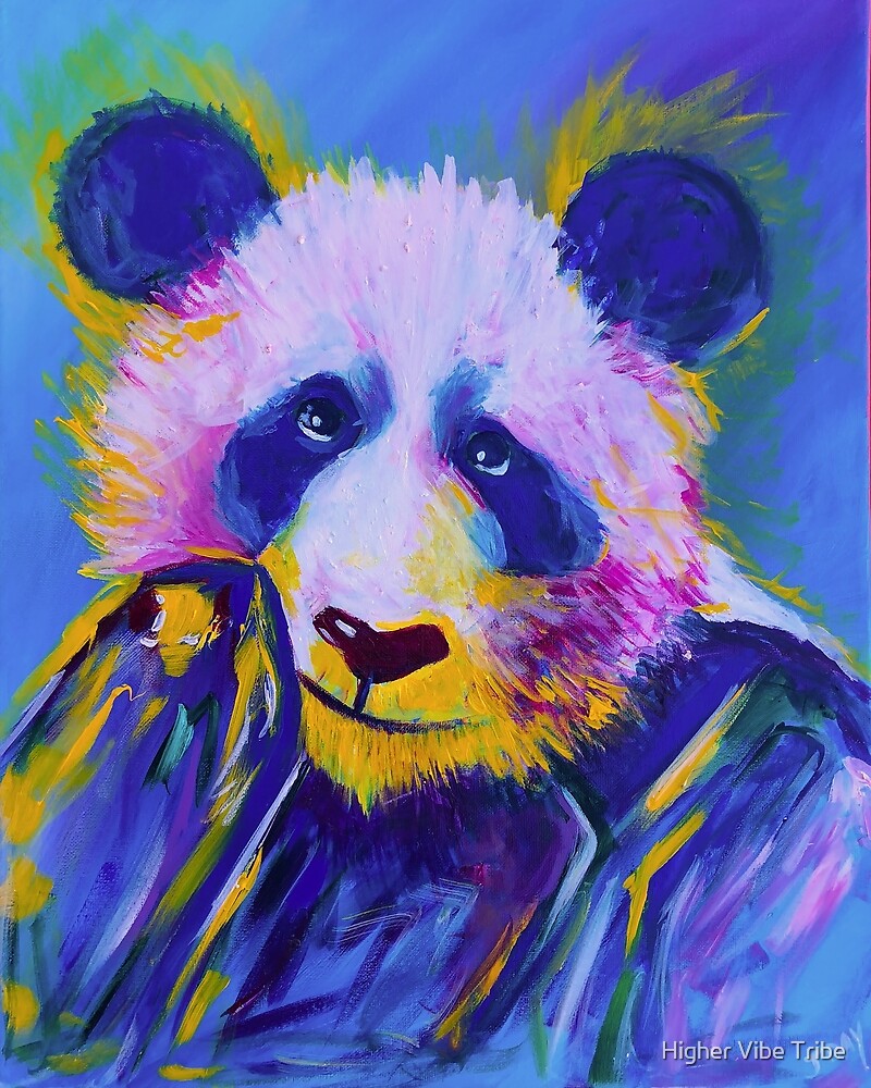 "Rainbow Panda" by Higher Vibe Tribe | Redbubble