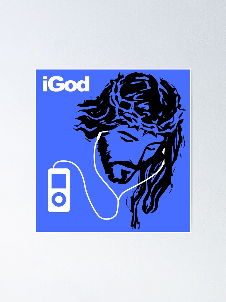 "iGod Jesus Christ" Poster for Sale by AsKartongs | Redbubble