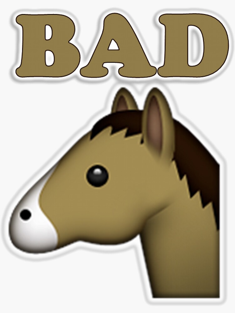 "Bad Donkey" Sticker by aribluestein | Redbubble