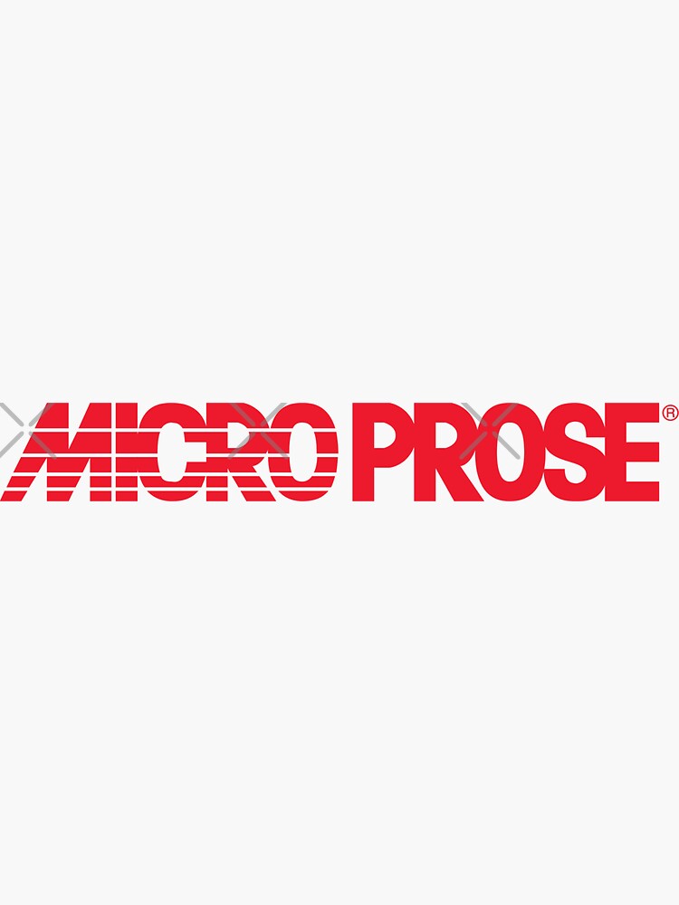 "Micro Prose Logo" Sticker for Sale by islander59 | Redbubble