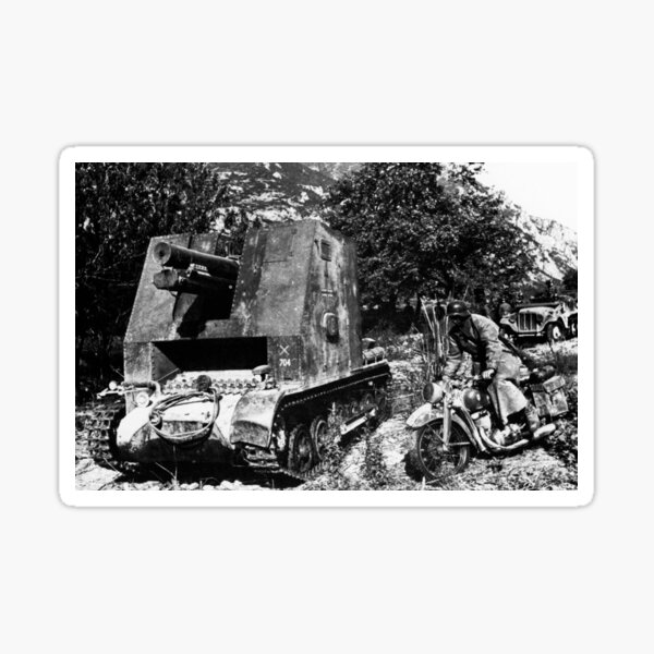 "German WWII 150mm Infantry Gun" Sticker by Battlefield | Redbubble