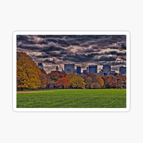 "USA. New York. Central Park." Sticker for Sale by vadim19 | Redbubble