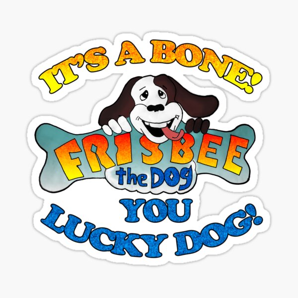 "Frisbee the Dog" Sticker for Sale by JTK667 | Redbubble