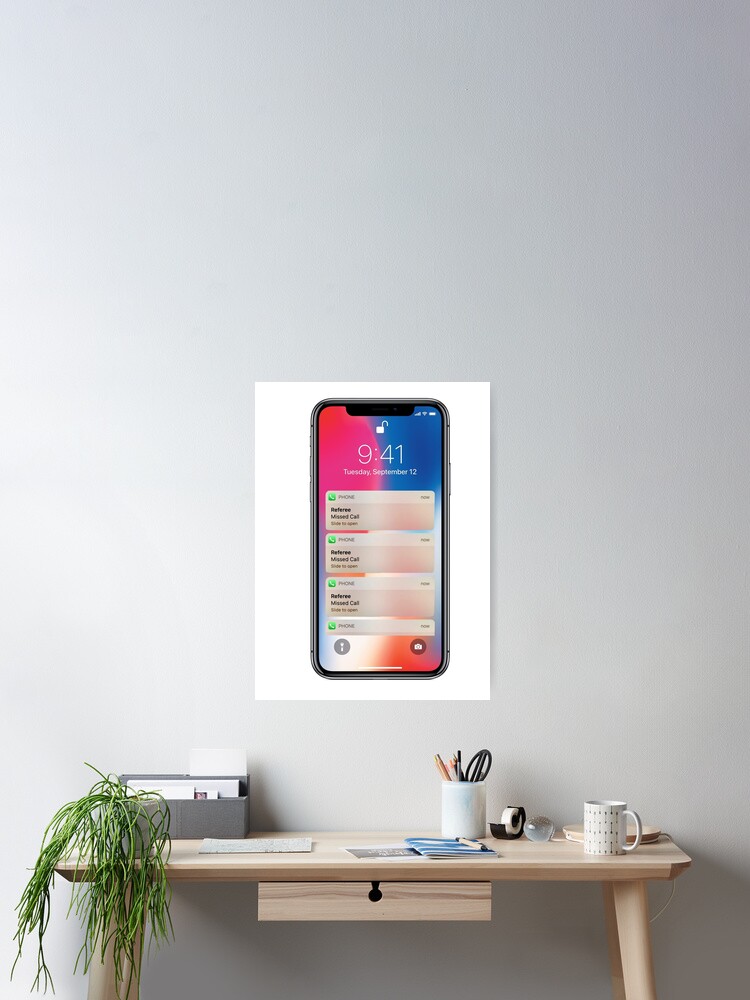 "Referee Missed Call Funny Sports" Poster for Sale by xavierjfong ...