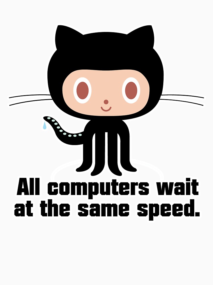 Github octocat" T-shirt by cadcamcaefea | Redbubble