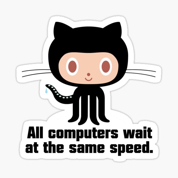 Github octocat" Sticker for Sale by cadcamcaefea | Redbubble