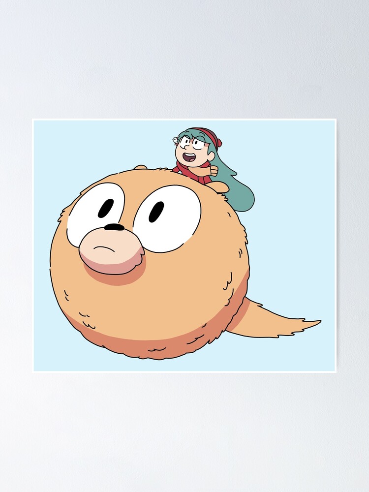 Poster « Hilda sur un woff // Hilda », par AmandaWagner | Redbubble