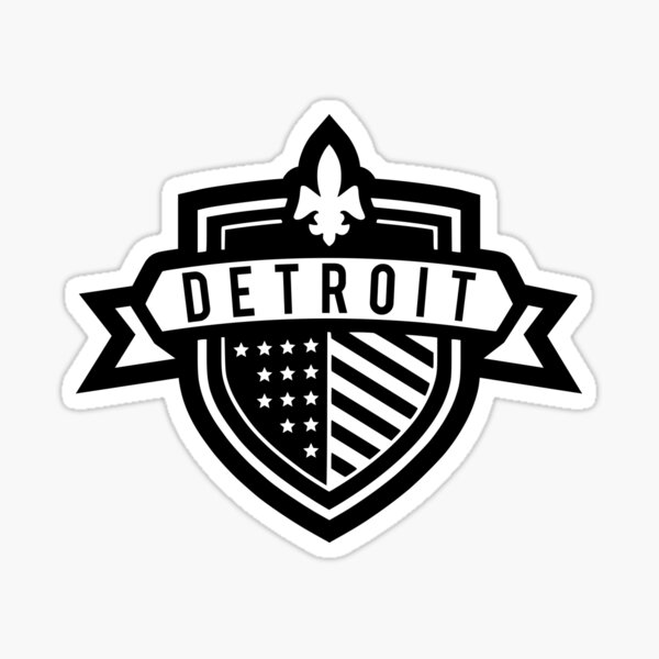"Detroit Crest" Sticker for Sale by thedline | Redbubble