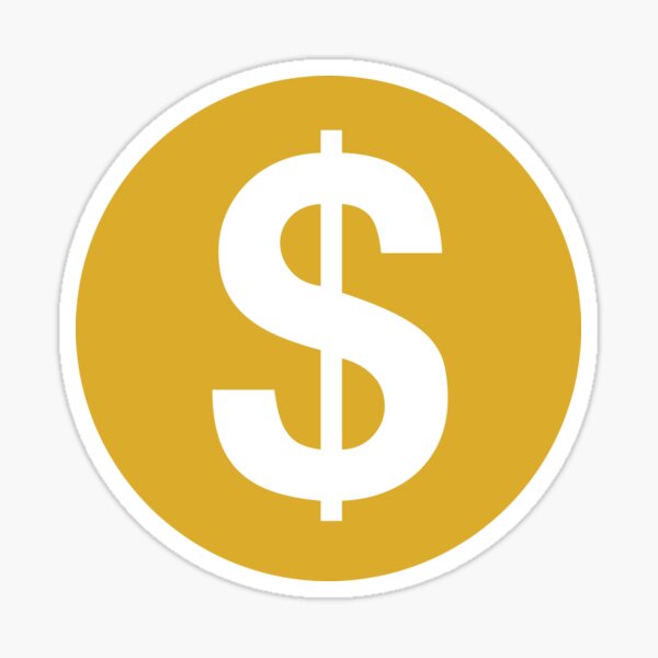 "Monetize yellow logo" Sticker for Sale by SpMorpion | Redbubble