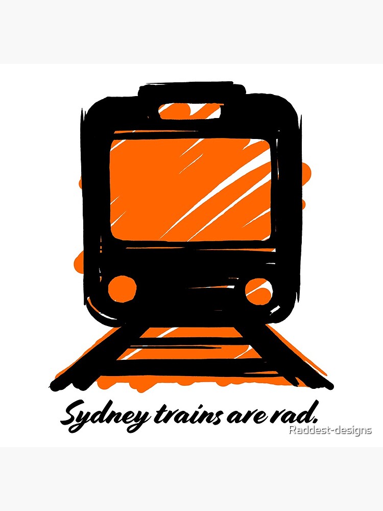 "Sydney Trains T-Shirts" Throw Pillow for Sale by Raddest-designs ...