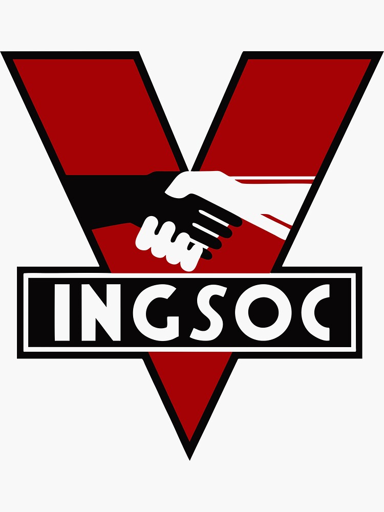 "Ingsoc" Sticker for Sale by serbangamis | Redbubble
