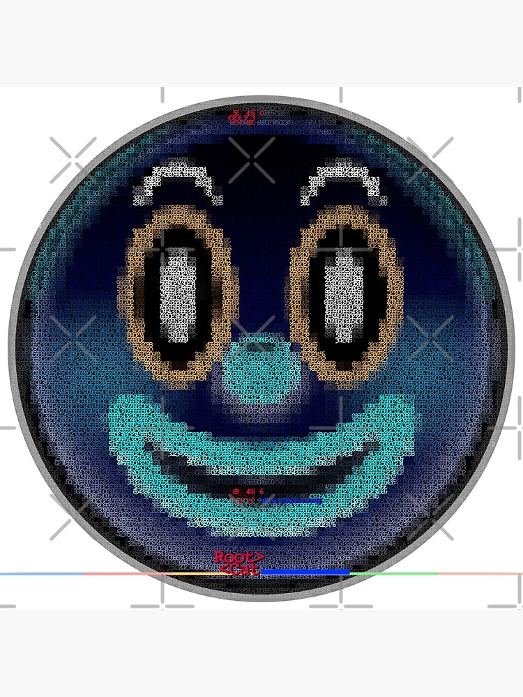 "emojii ascii ^ cloned.clown | bloo" Art Print for Sale by Grimm-Land ...