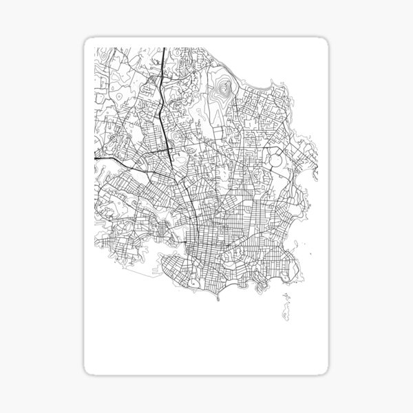 Downtown Victoria BC Map Print Nursery Room Wall Office Decor Printable ...